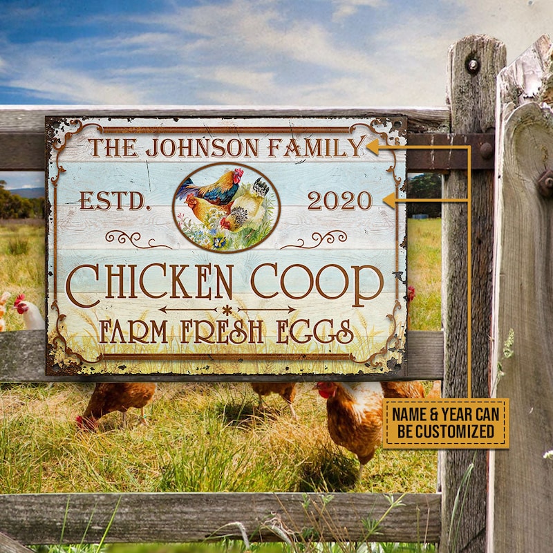Chicken Coop Sign - Etsy