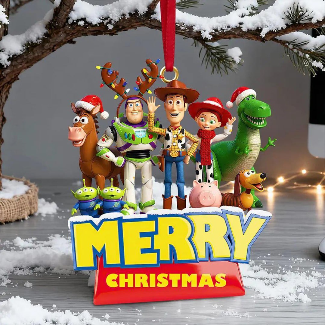 Personalized Playful Animated Characters Ornament, Gifts for Christmas ...