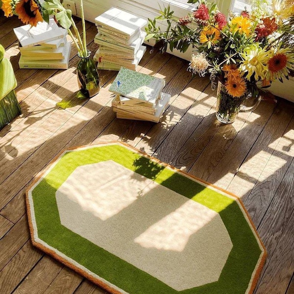 Hexagonal Rug - Etsy