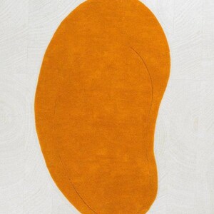 HAND TUFTED CARPET Kidney Shaped,modern Designer Rugs,handmade Rugs ...