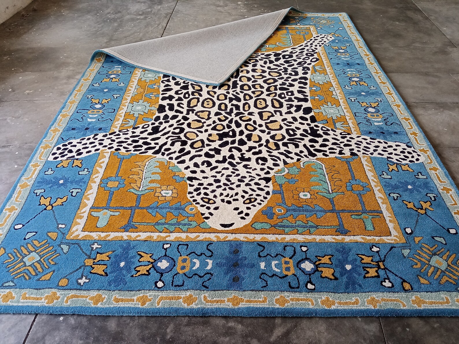 New Designed Leopard Hand Tufted Carpet 100% Woolen Rug - Etsy