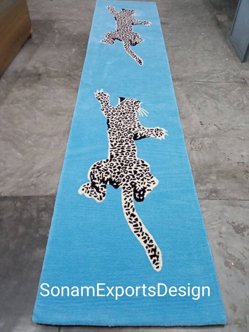 HAND TUFTED CARPET Tibetan Tiger Wool Carpet Leopard Skin - Etsy