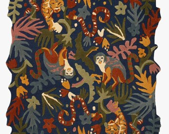 HAND TUFTED CARPET Tibetan Tiger Wool Carpet, Leopard Skin Carpet ...