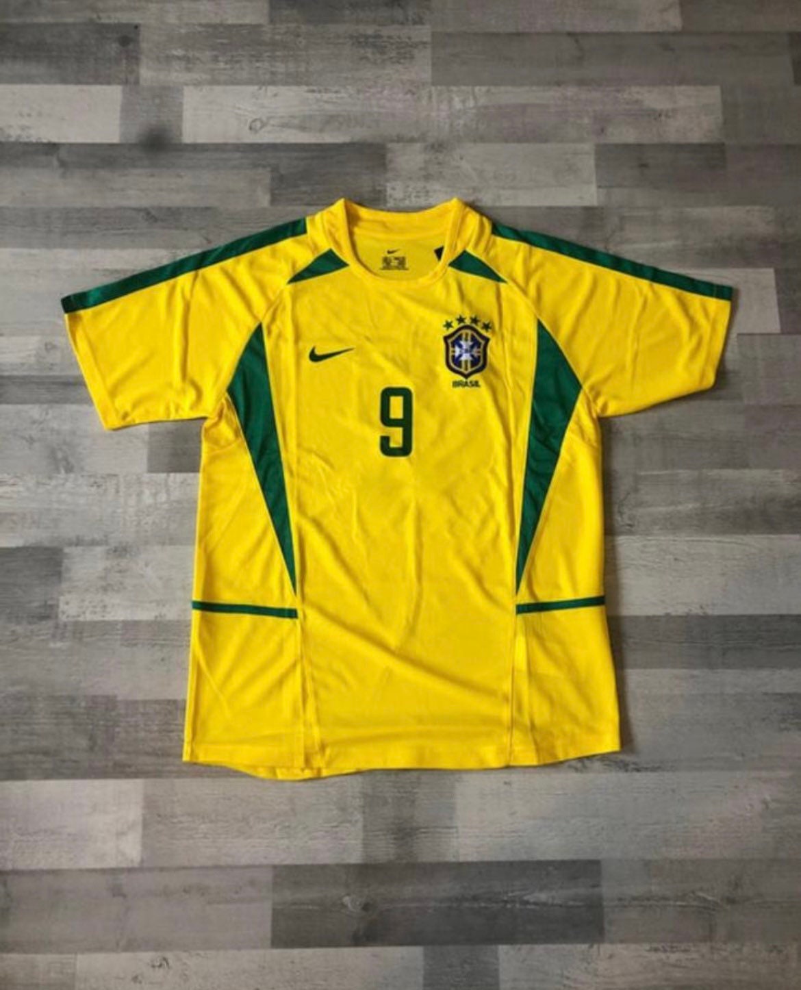 Brazil 2002 World Cup R9 Ronaldo 9 Football Soccer Shirt | Etsy