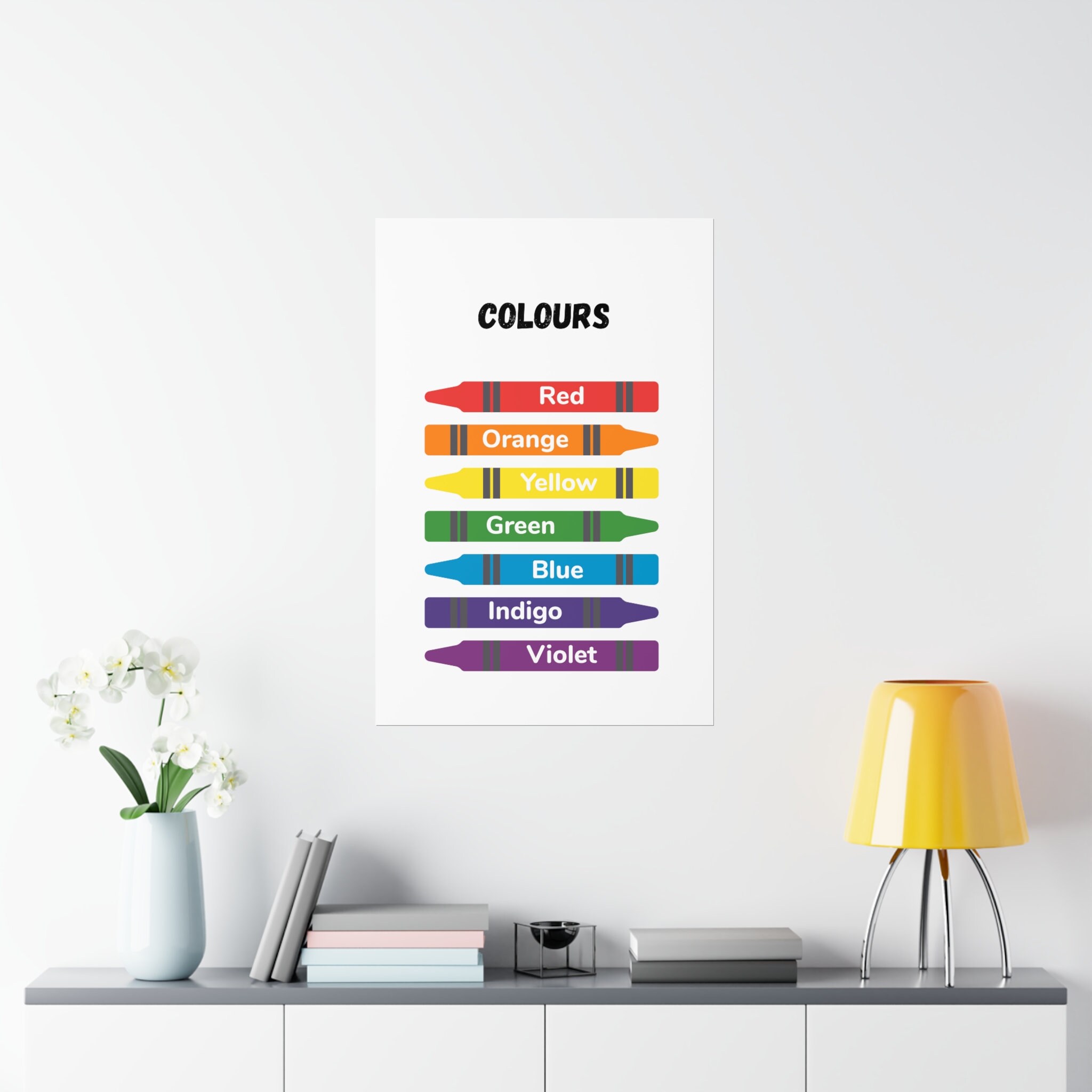 25 Original Educational Prints Vibrant and Engaging Art for Kids ...