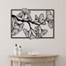 Ginkgo Leaf Metal Wall Decor, Metal Flower Wall Art, Wall Hangings ...