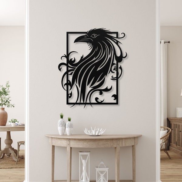 Metal Crow - Etsy