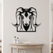 Metal Goat Wall Decor, Goat Wall Art, Goat Door Hanger, Living Room ...