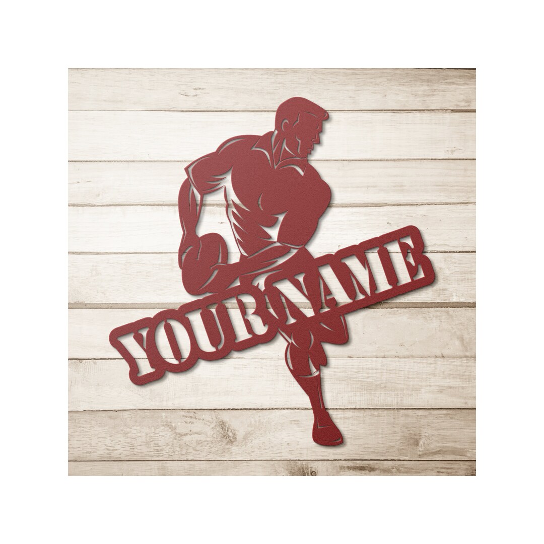 Personalized Rugby Metal Sign | Custom Rugby Metal Wall Art | Rugby ...
