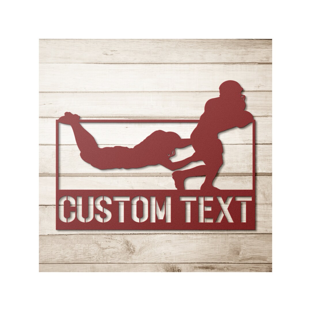 Football Porch Sign - Porch Signs - Porch Sign - Welcome Sign ...