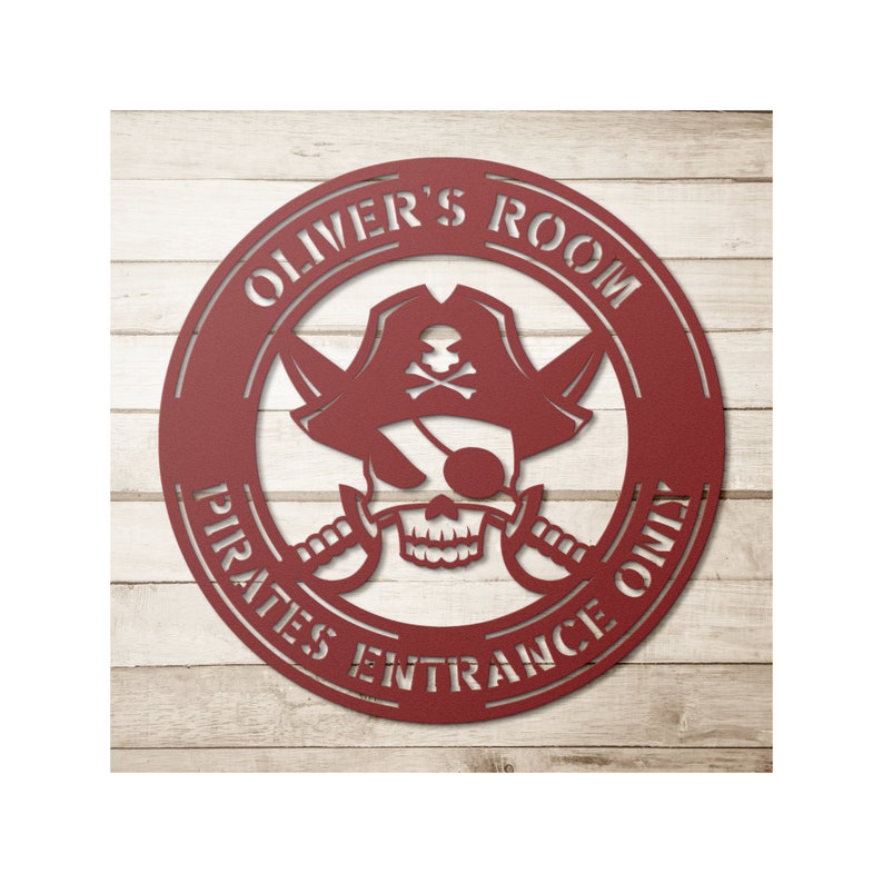 Personalized Pirates Only Sign Pirates Metal Decor Custom - Etsy