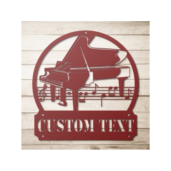 Piano Sign - Etsy