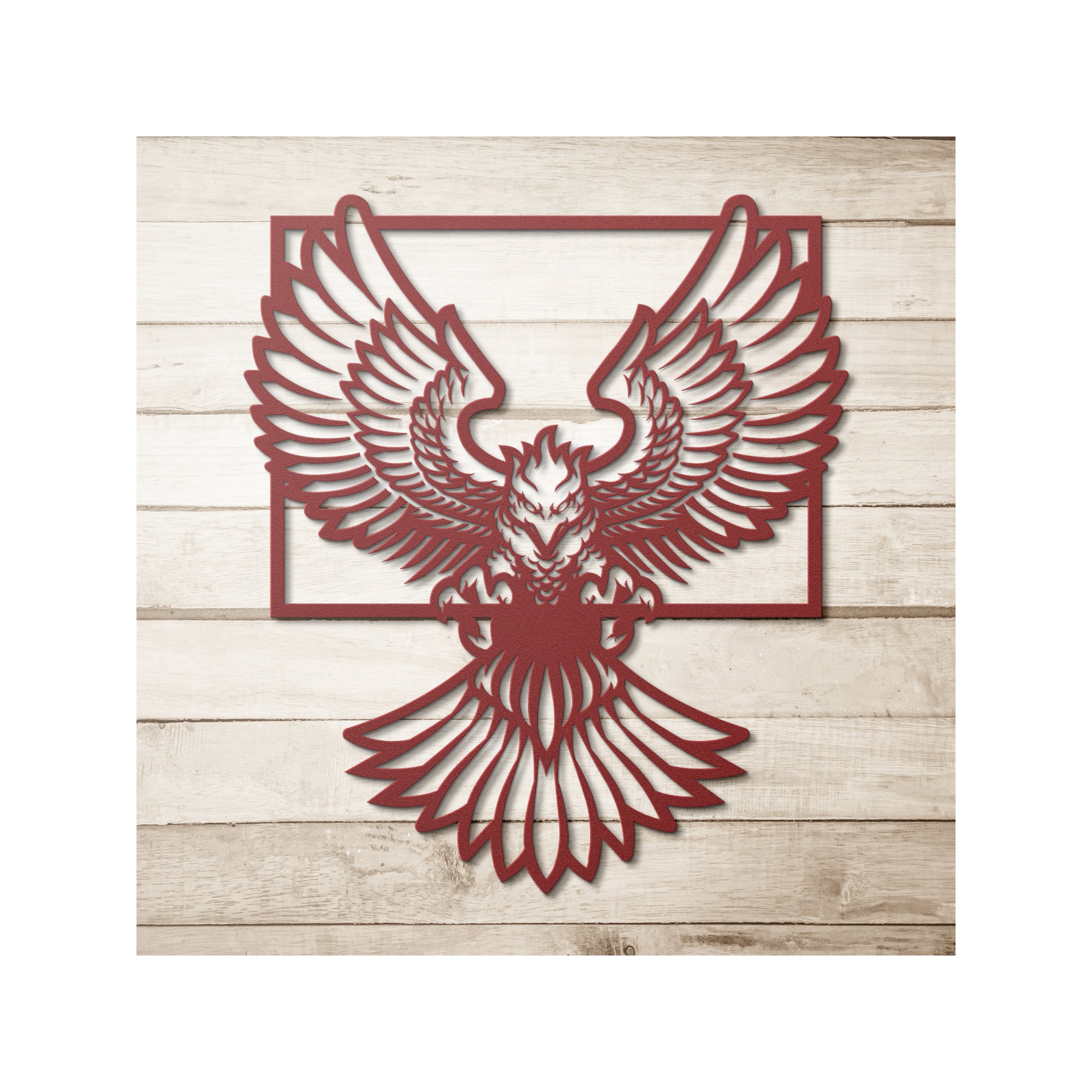 Phoenix Metal Wall Art, Phoenix Decor, Phoenix Art, Metal Artwork ...