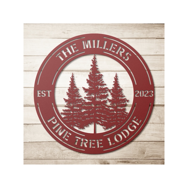 Pine Tree Sign - Etsy