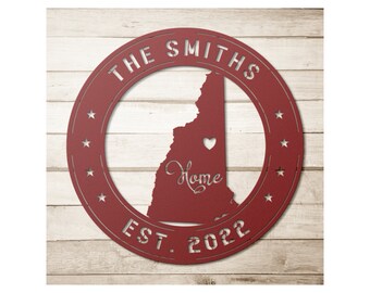 New Hampshire Sign - Etsy