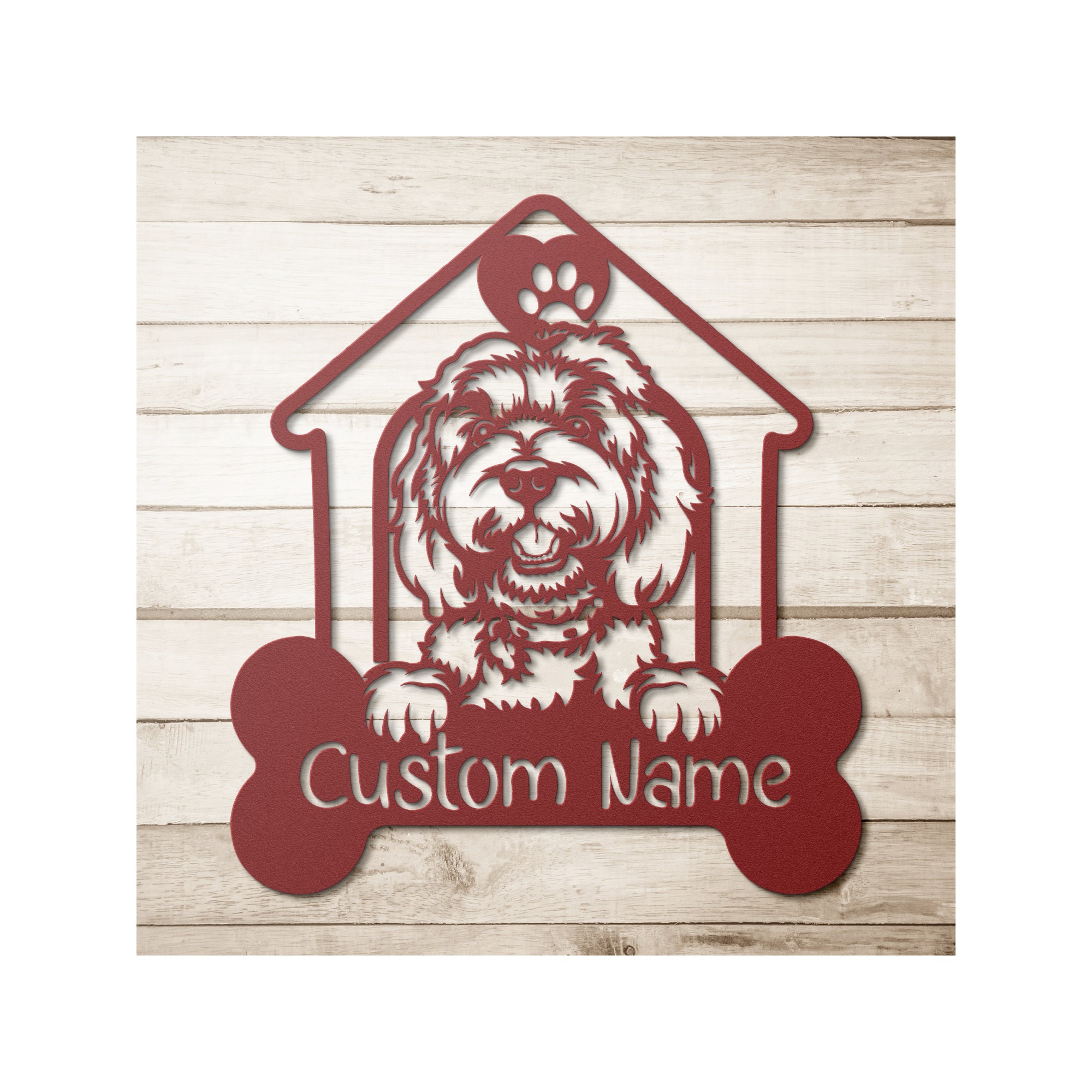 Custom Labradoodle Sign Labradoodle Metal Cutout - Etsy
