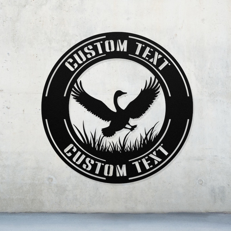 Metal Goose House Signs - Etsy