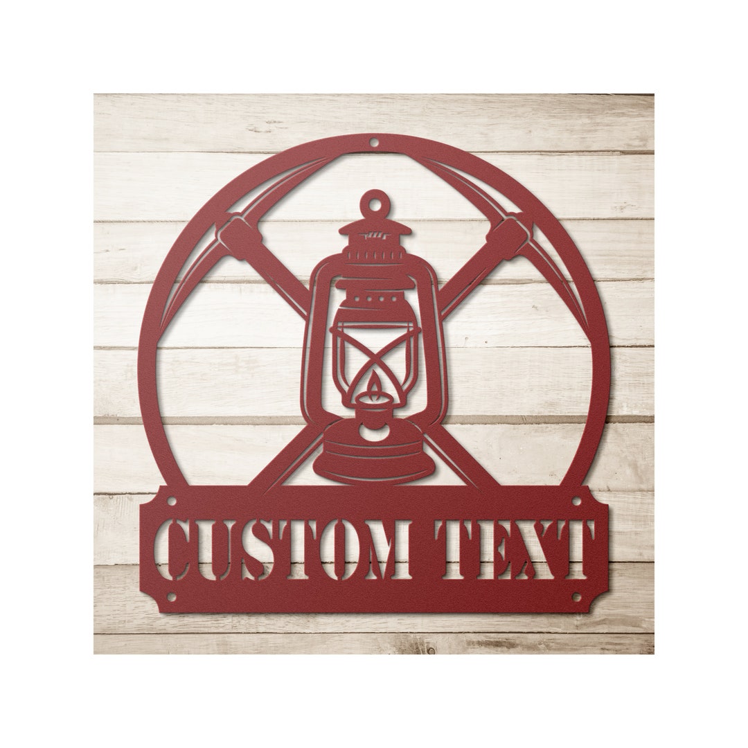 Custom Metal Coal Miner Sign - Personalized Coal Mining Gifts - Etsy
