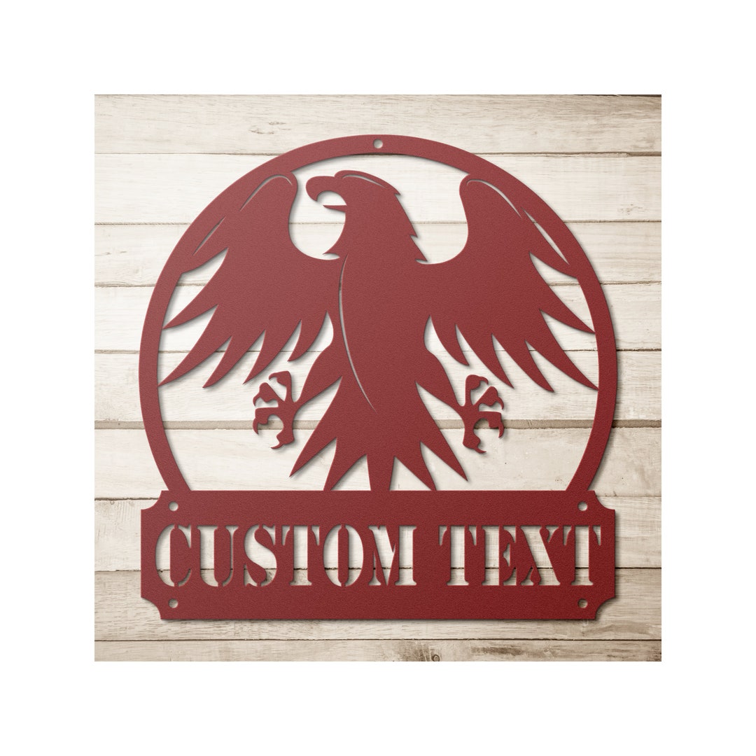 Customized Eagle Metal Signs - Unique Eagle Gifts - Eagles Decor for ...