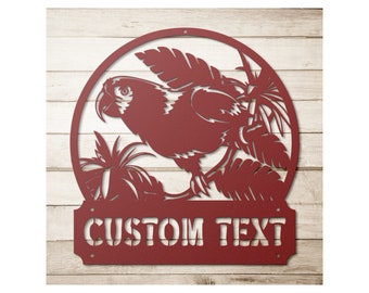 Custom Parrot Sign - Etsy