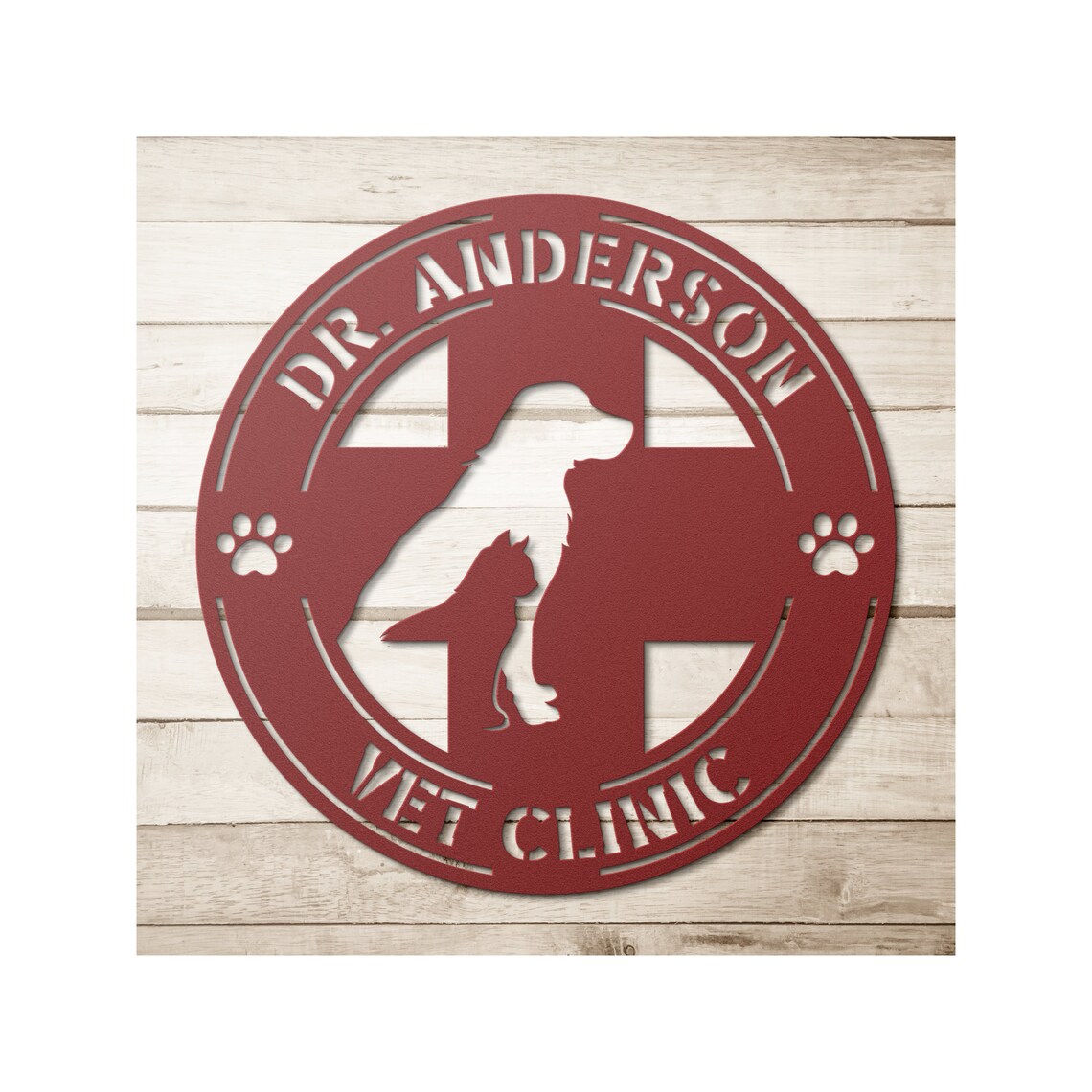 Custom Veterinarian Metal Sign Personalized Veterinary - Etsy