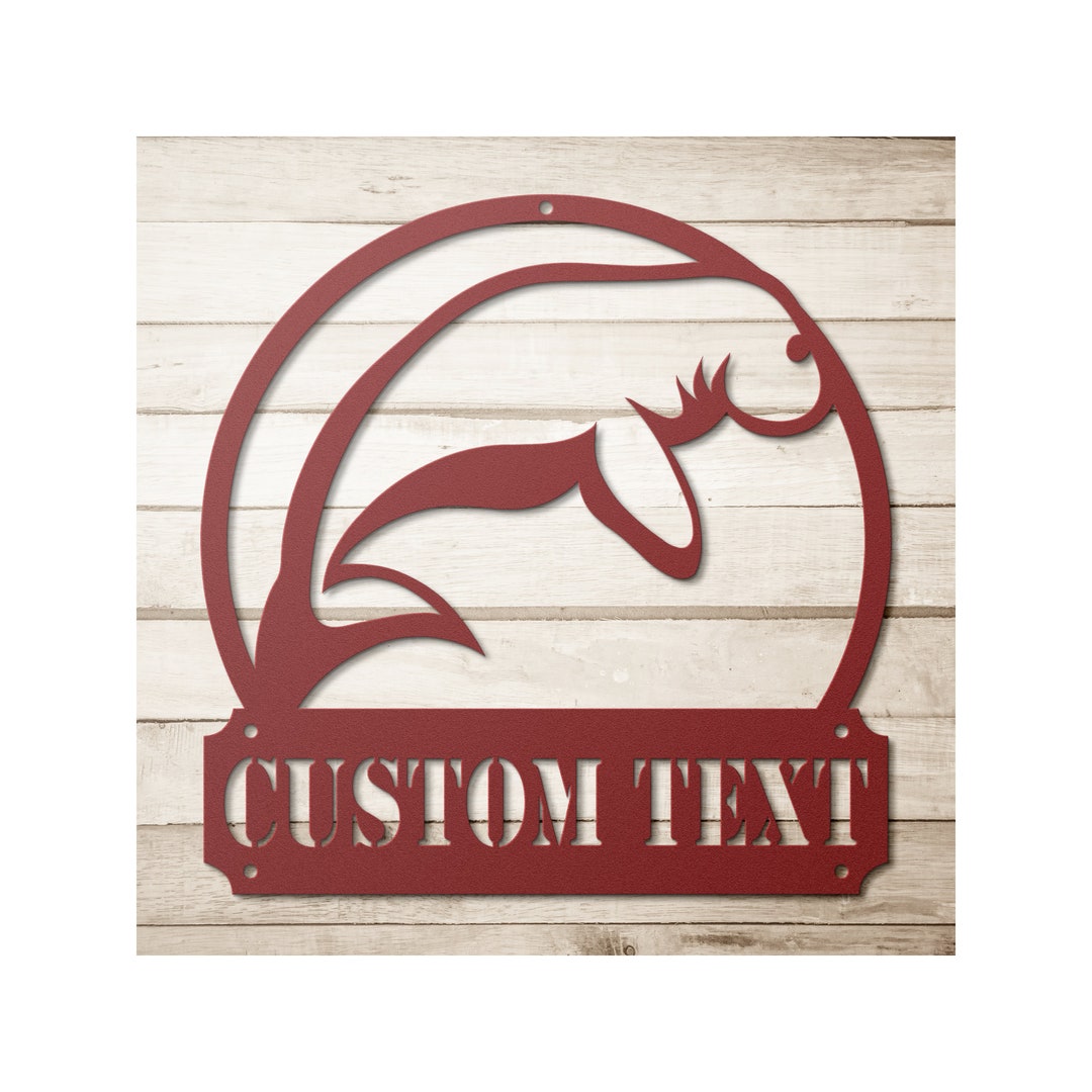 Custom Metal Manatee Welcome Sign - Personalized Manatee Wall Art Decor ...