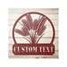 Custom Metal Wheat Sign Personalized Wheat Field Wall Art Decor - Etsy