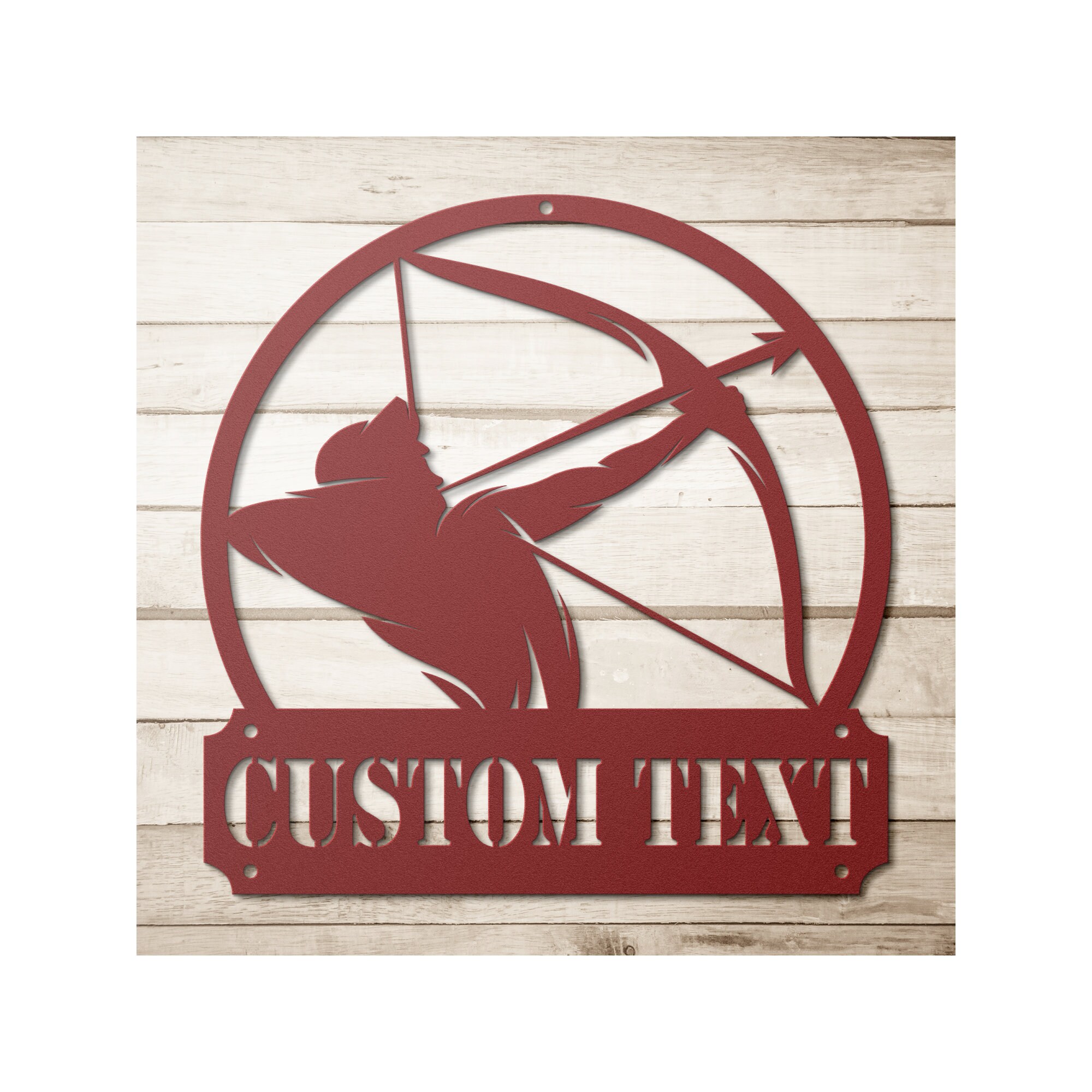 Custom Metal Archery Range Sign Personalized Archer Wall Art - Etsy