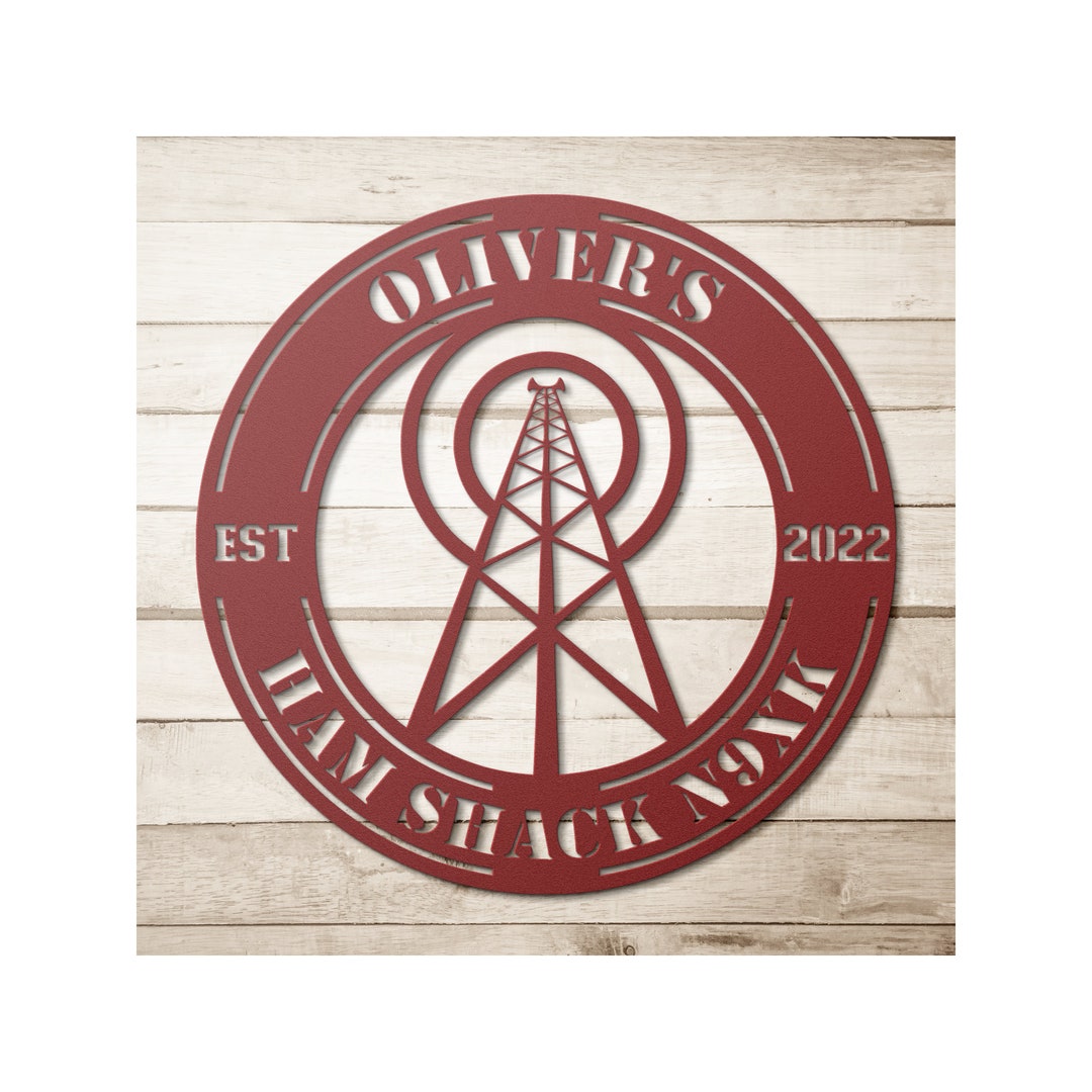 Custom Ham Radio Call Sign - Amateur Radio Gift - Ham Radio Gifts - Etsy