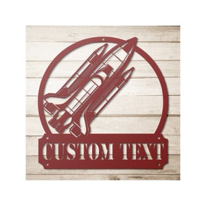 Custom Space Rocket Sign - Personalized Rocket Scientist Gift for ...