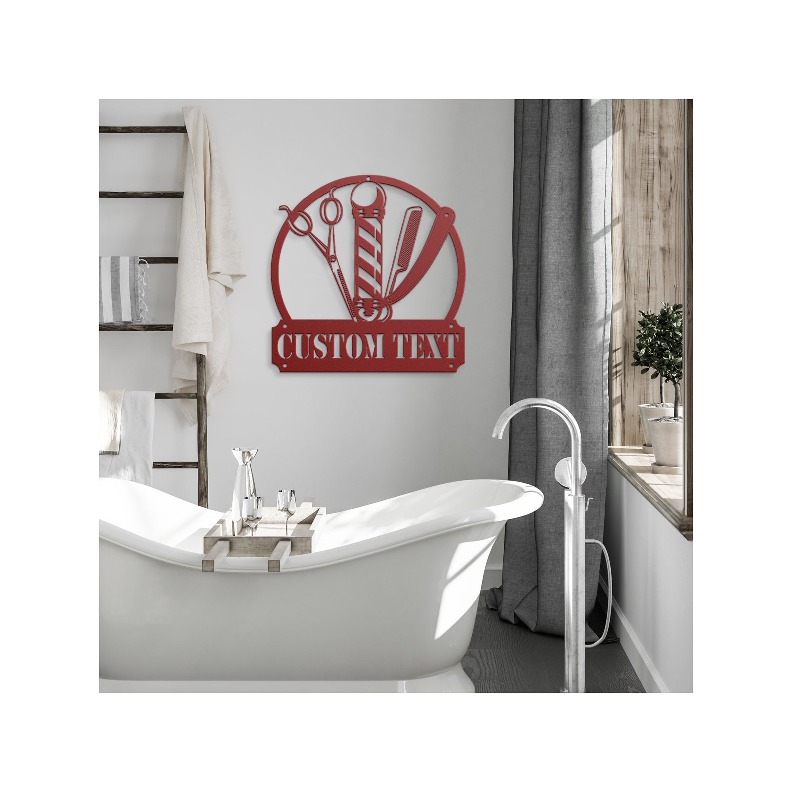 Custom Barber Metal Sign: Personalized Hair Stylist Gift - Etsy