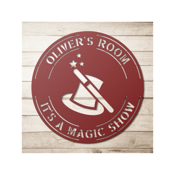 Magician Wall Sign - Etsy