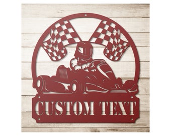 Go Kart Racing Sign - Etsy