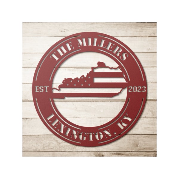 Ky Metal Sign - Etsy