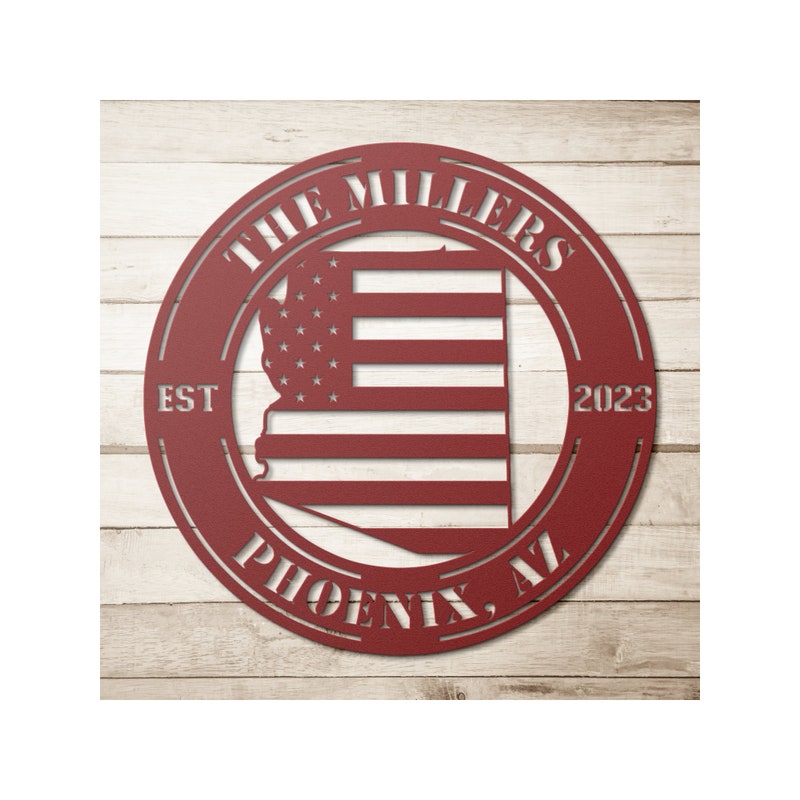 Arizona Metal Sign - Etsy