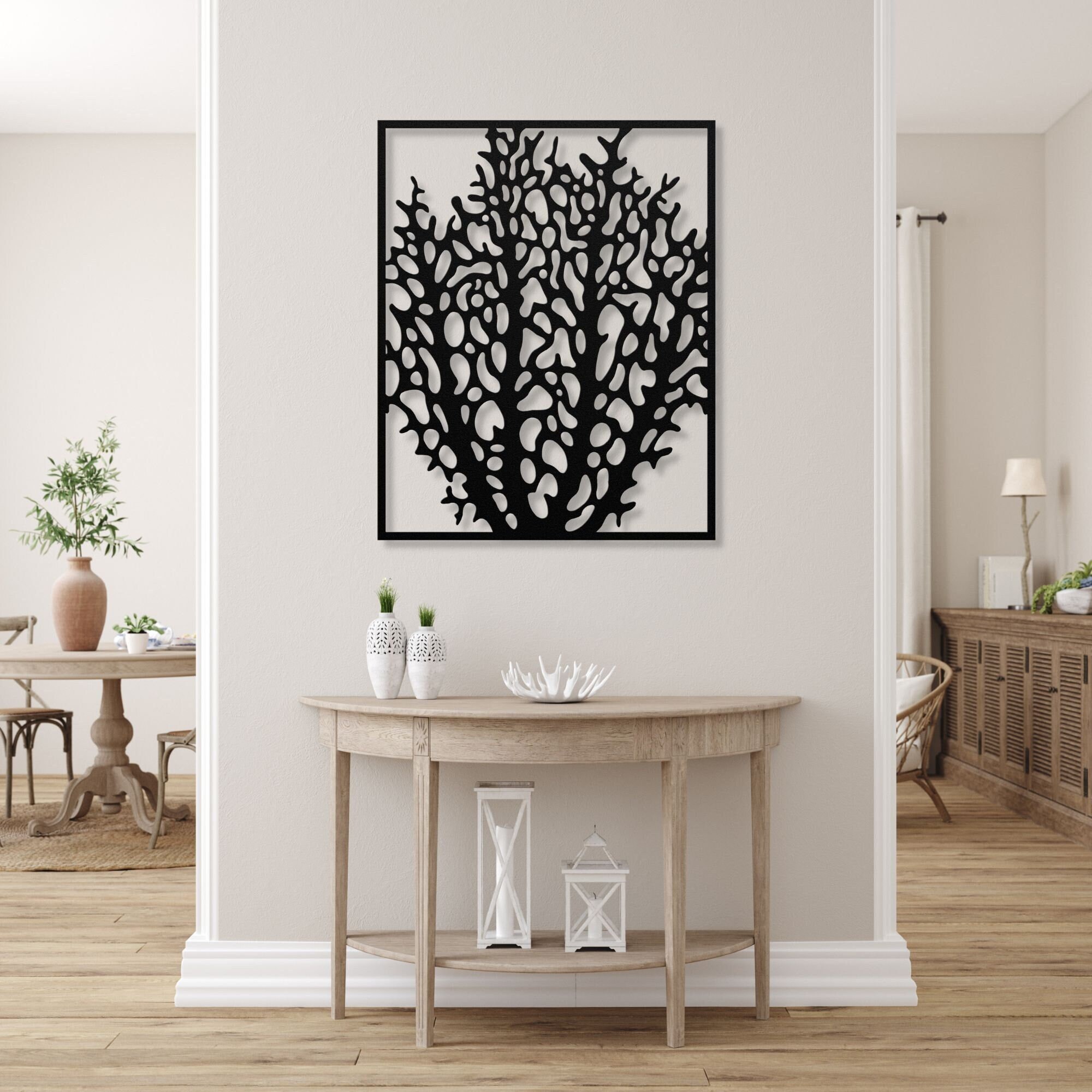 Reef Metal Wall Art Coral Reef Decor Nautical Wall Decor for - Etsy