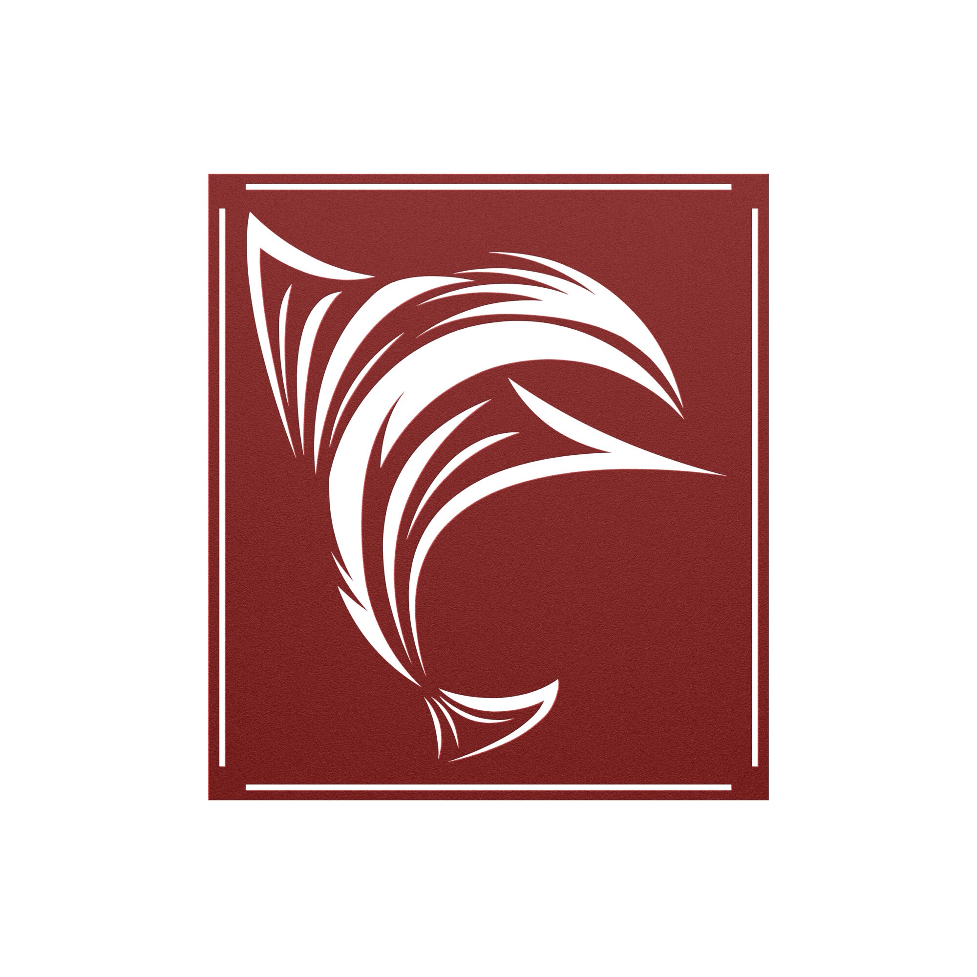 Dolphin Metal Wall Art Dolphin Sign Dolphin Home Decor - Etsy