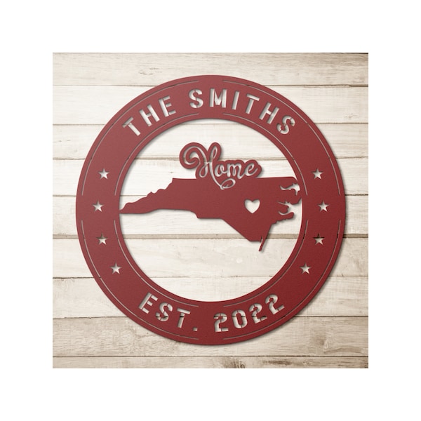 North Carolina Sign - Etsy