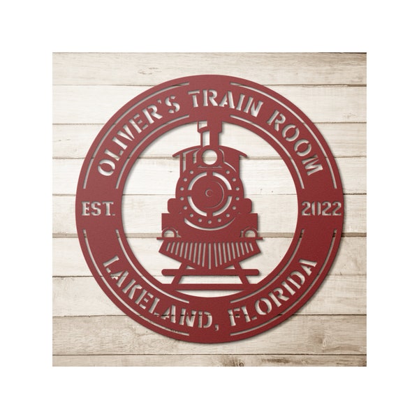 Railroad Metal Signs Custom - Etsy