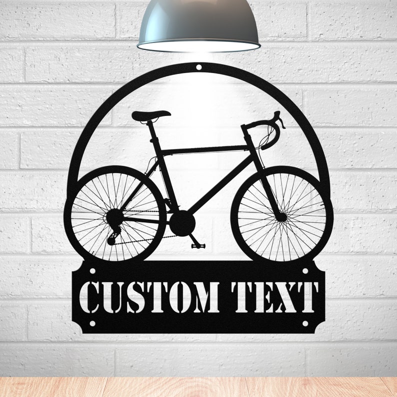 Personalized Gift for Cyclist and Biker Metal Custom Bicycle - Etsy