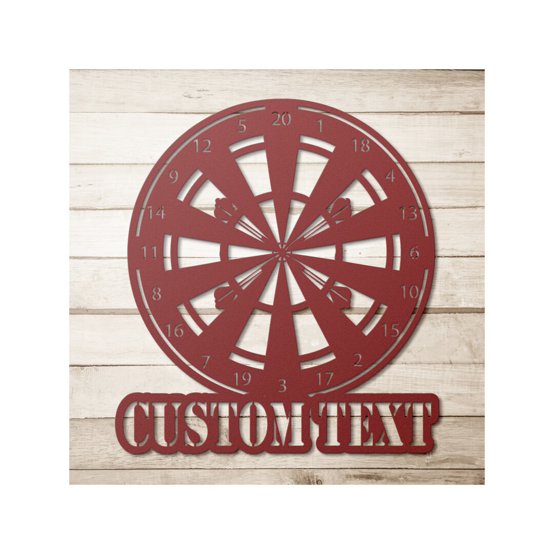 Personalized Darts Metal Sign | Custom Darts Sign | Sport Gifts ...