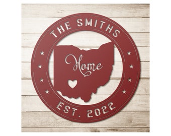Ohio State Metal Art - Etsy