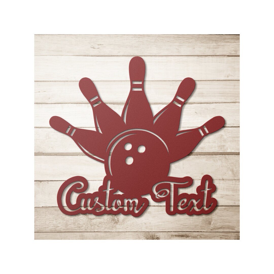 Personalized Bowling Metal Sign,bowling Gifts, Gift for Bowler, Bowler ...