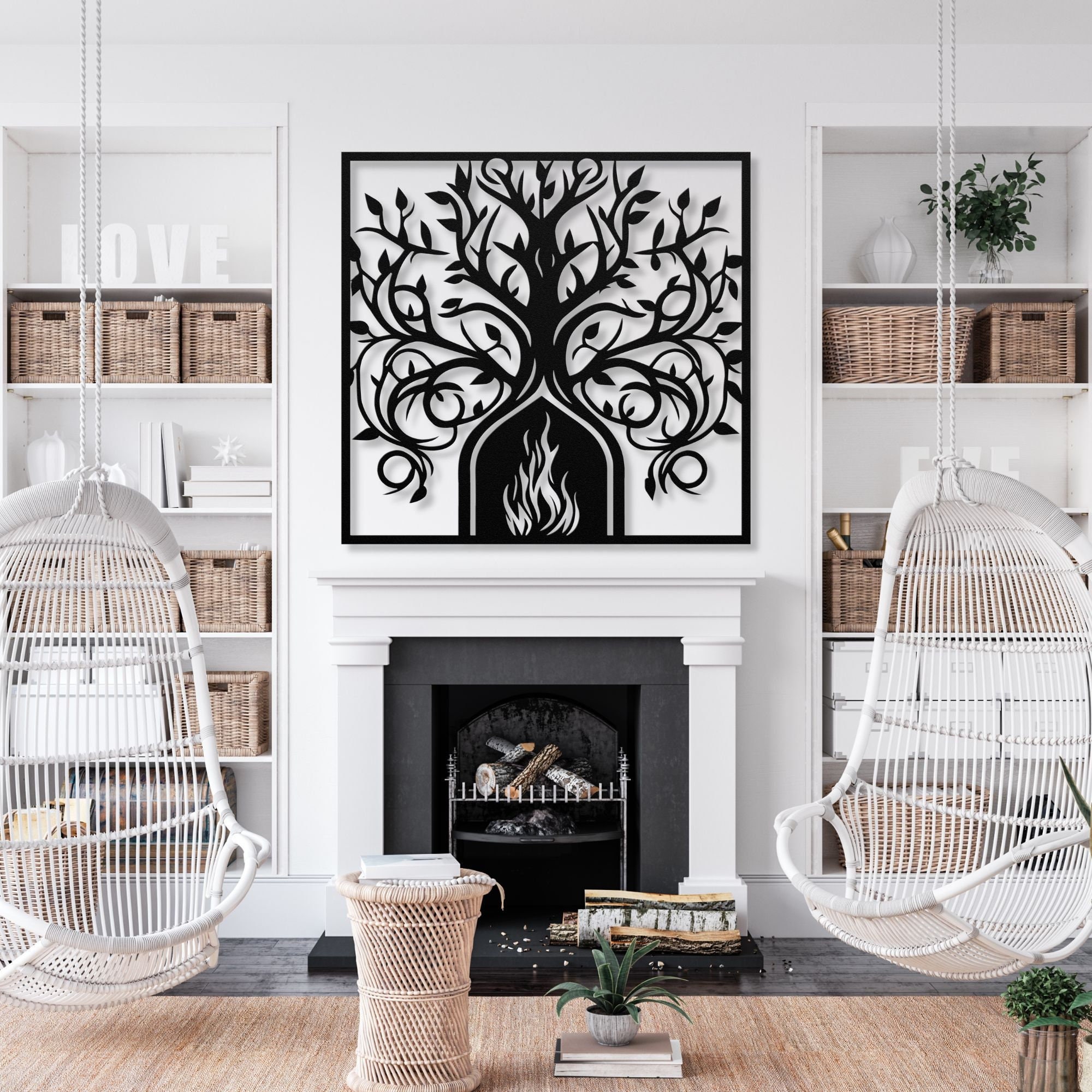 Above fireplace decor store