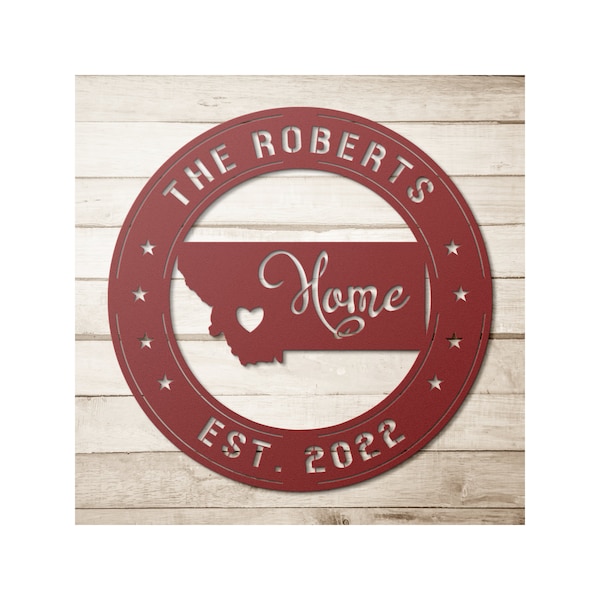 Montana Metal Signs - Etsy