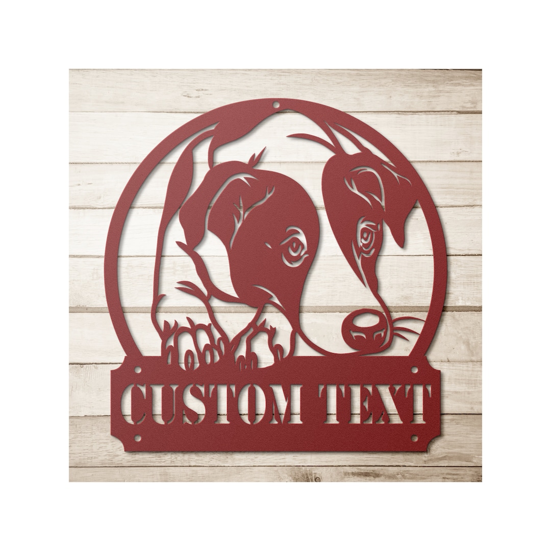 Customized Jack Russell Sign, Custom Metal Jack Russell Wall Art ...