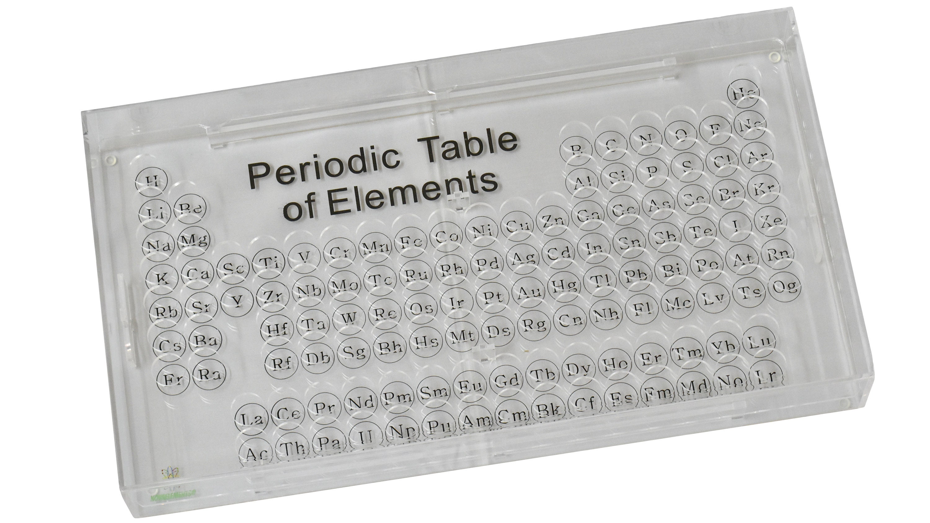 Portable Periodic Table of the Elements With Real Elements, Set of 82 Chemical Elements ...
