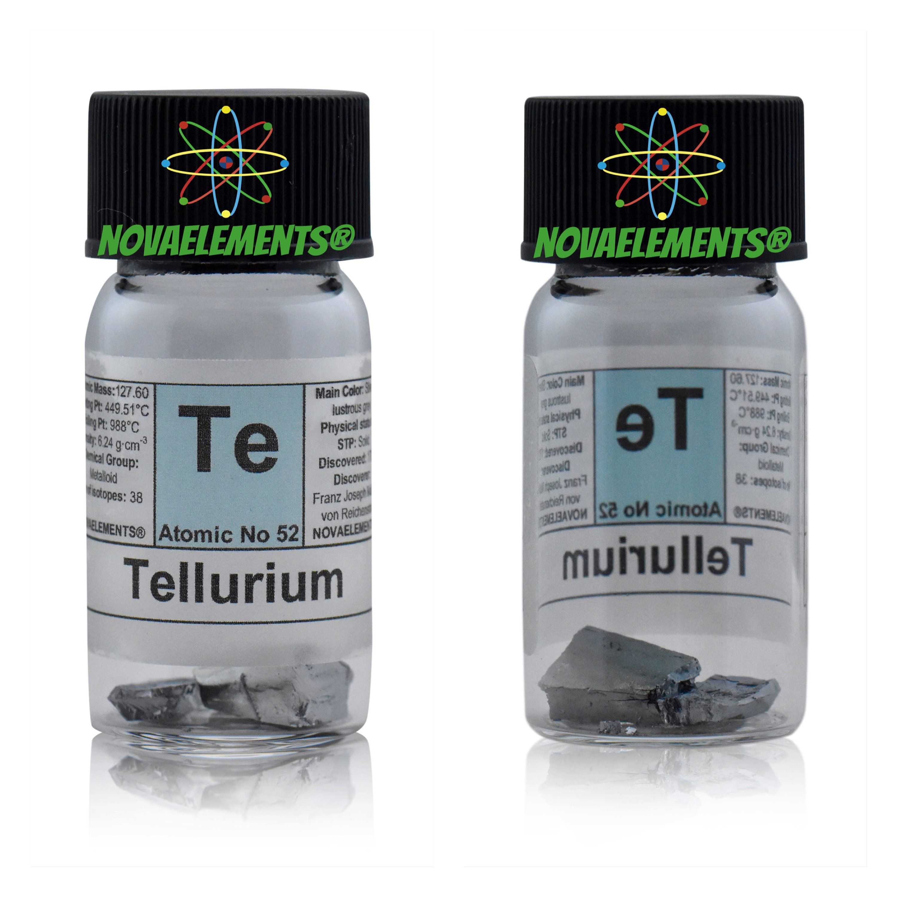 Tellurium Metal Element 52, Periodic Table of Elements, Tellurium Metal ...