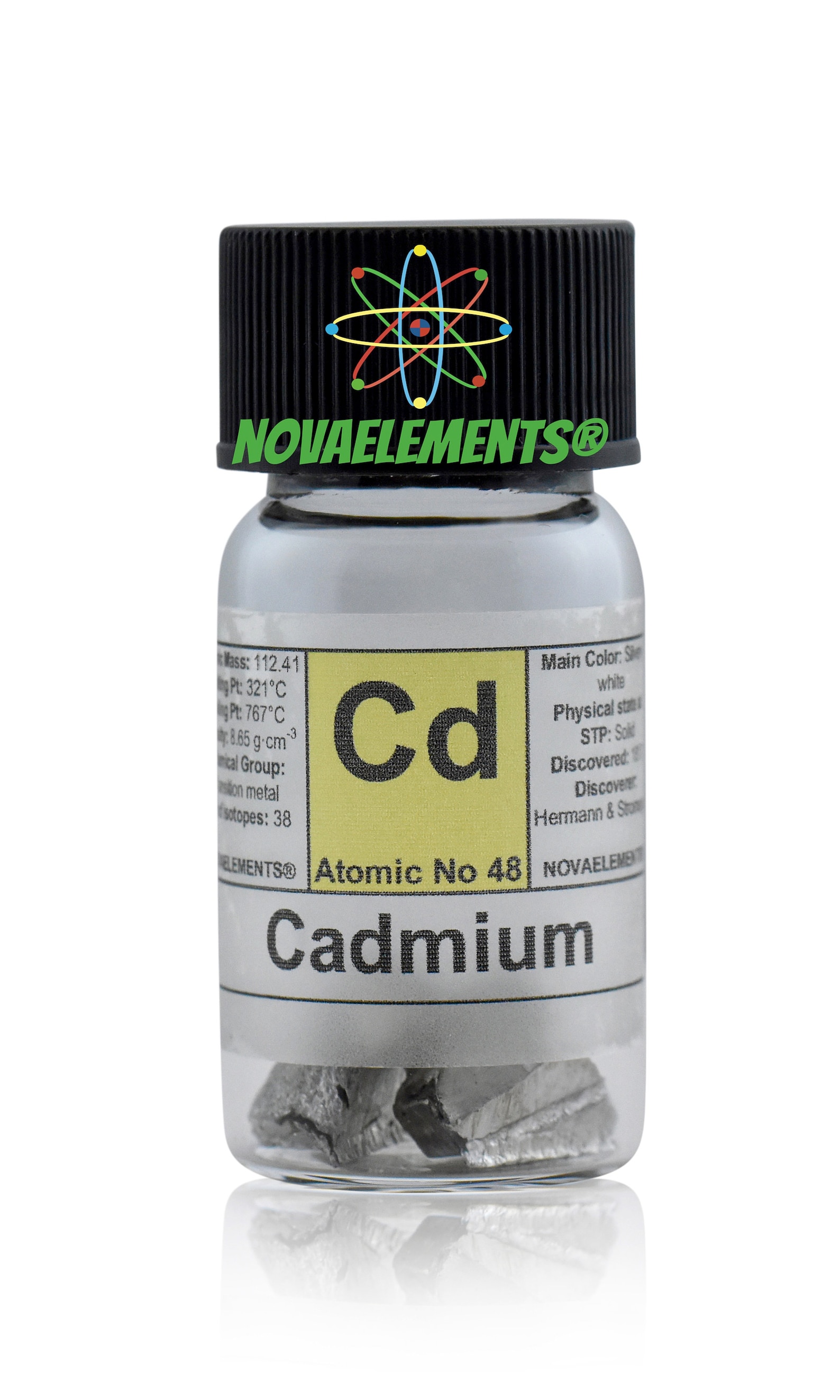 Cadmio Metallico Elemento 48, Tavola Periodica Degli Elementi, Cadmio ...