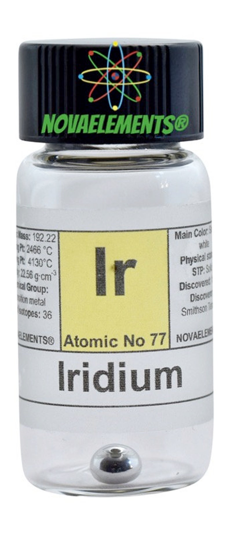 Metal Iridium Element 77, Periodic Table of the Elements, Iridium ...
